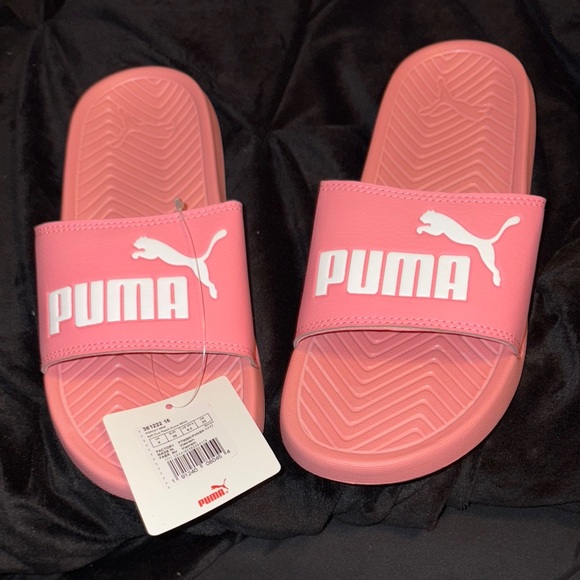 Puma | Shoes | Puma Pink Slide Sandals | Poshmark